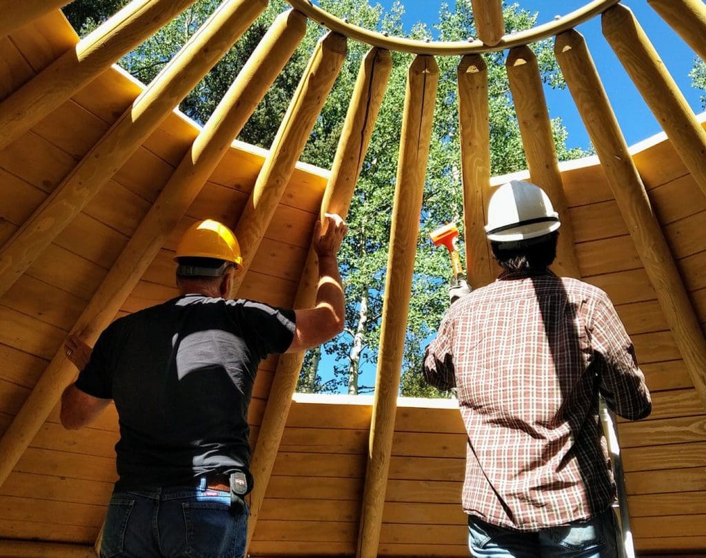 Yurt Features | Yurt Roof Insulation | Freedom Yurt Cabins